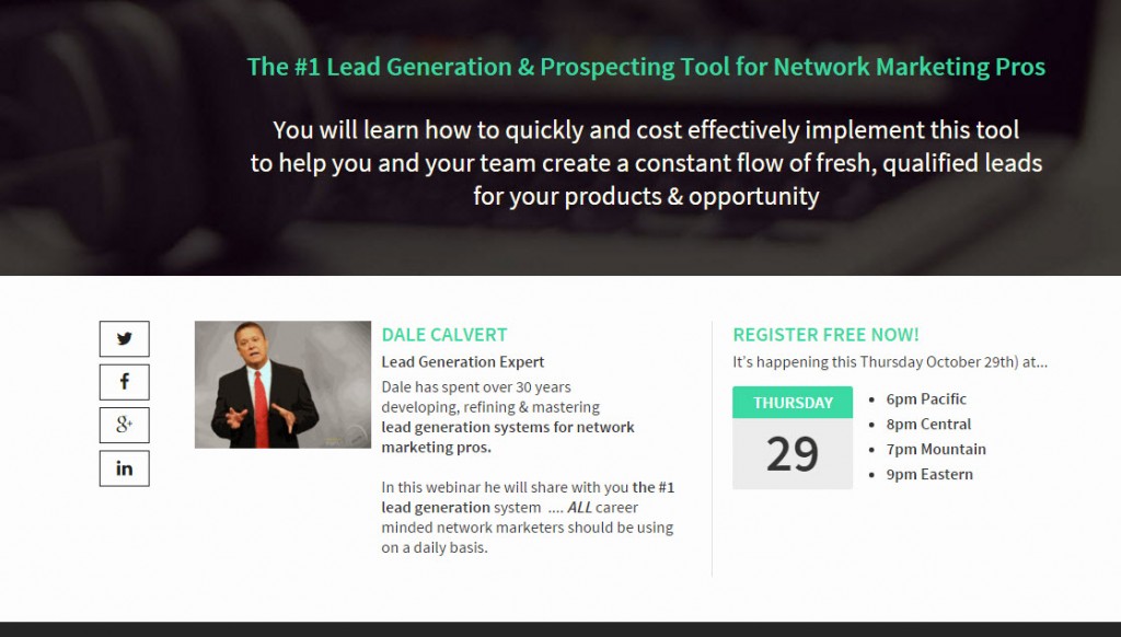 #1 Network Marketing Lead Generation Tool for your opportunity and ...